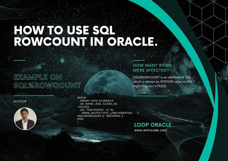 How To Use Sql Rowcount In Oracle Ennicode