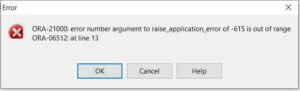 How to Add raise_application_error in Oracle | Ennicode